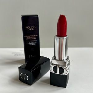 Dior | Makeup | Dior Rouge Dior Lip Color 999 Satin | Poshmark